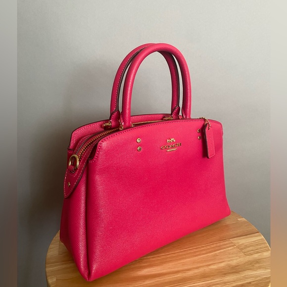 Coach | Bags | Coach Lillie Mini Carryall In Bold Pink | Poshmark